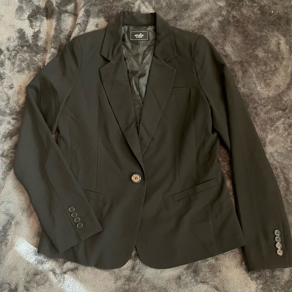 becool | Jackets & Coats | Amelia By Becool Black Blazer Large | Poshmark